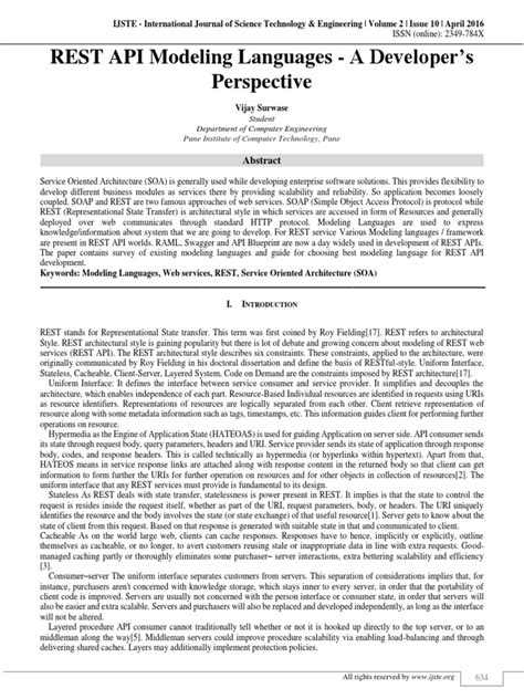 rest api modeling languages a developer s perspective download free pdf representational