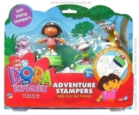 Nick Jr Dora The Explorer Figure Adventure Stampers With Dora Friends
