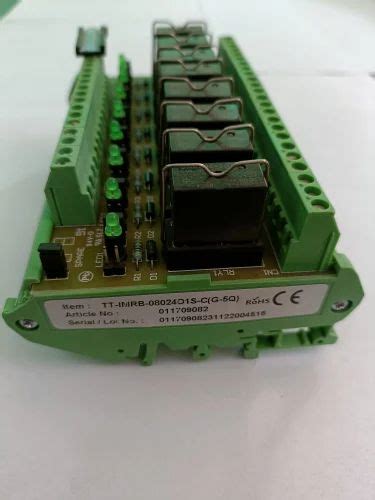 Trinity Touch 8 Channel Relay Card For Industrial At Rs 610 In Vadodara