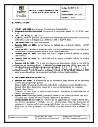 Instructivo Para La Codificacion De Los Documentos PDF Descarga