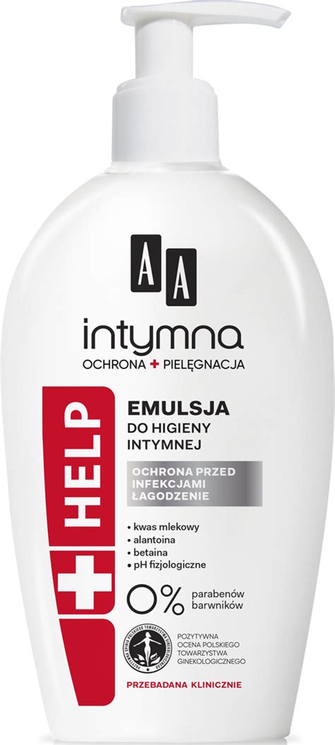AA Intymna Help Emulsja Do Higieny Intymnej Ochrona Przed Infekcjami