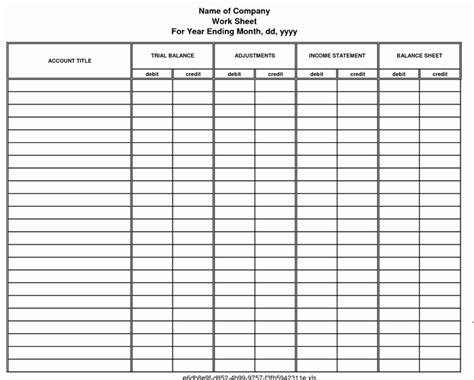Simple Debit Credit Excel Spreadsheet