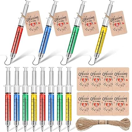 Amazon Yaomiao 24 Pcs 12 Set Nurse Gifts Including 12 Syringe