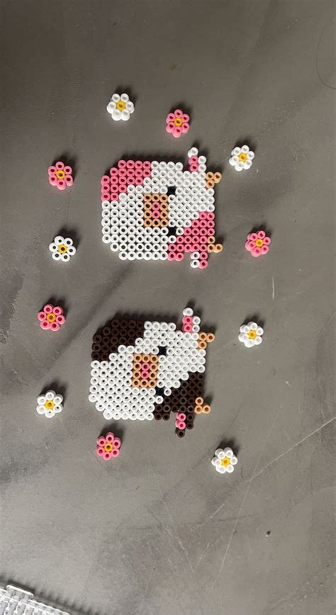 Cow Squismellow In Easy Perler Beads Ideas Diy Perler Bead