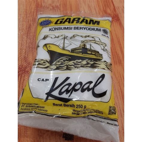 Jual Garam Cap Kapal Gram Shopee Indonesia
