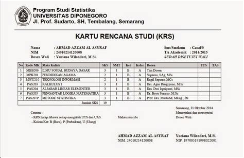 Apa Itu KRS Kuliah Ini Fungsi Dan Bedanya Dengan SKS
