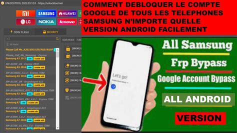 Débloquer compte Google FRP SAMSUNG avec unlock tool facilment YouTube