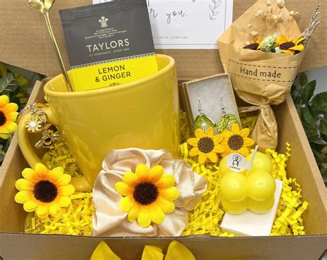 Sending Sunshine Gift Box Sunflower Birthday Gift Box For Her