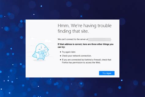Fix Hmm We Re Having Trouble Finding That Site In Firefox