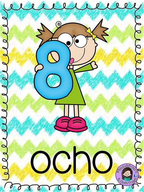 Maravillosos diseños de los números para enseñar y aprender en