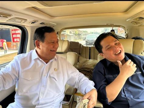 Erick Thohir Unggah Foto Bareng Prabowo Netizen Adem