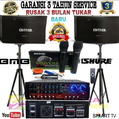 Jual Paket Speaker Karaoke BMB 10 Inch 450V Original Garansi Resmi 3