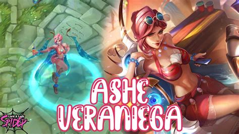 Ashe Veraniega Canción Oceanica Animaciones y Habilidades