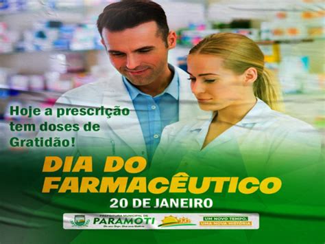 20 DE JANEIRO DIA DO FARMACÊUTICO