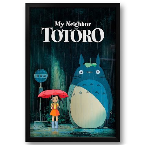 Quadro Meu Amigo Totoro Studio Ghibli X Cm Elo