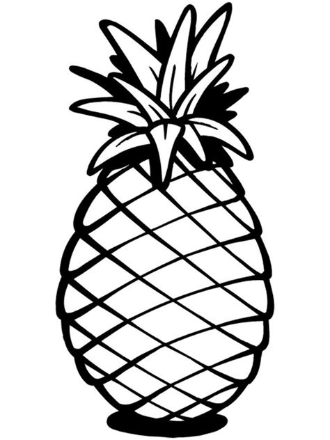 Pina Dibujo Para Colorear