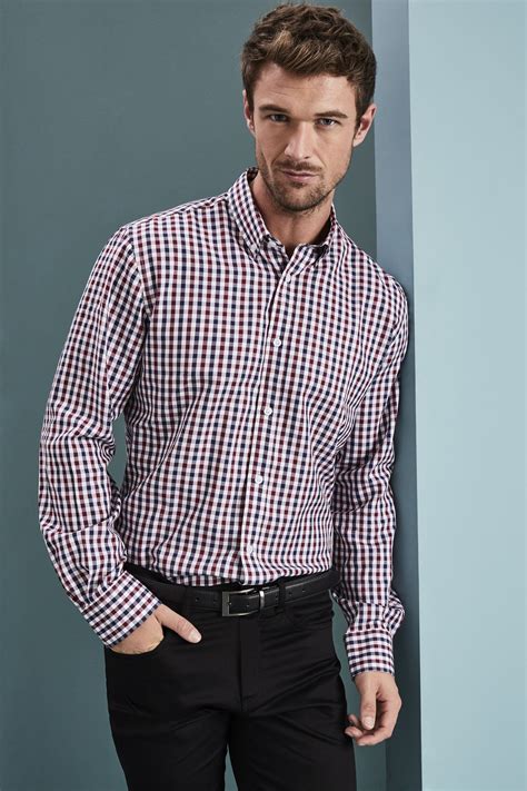 Camisa Cuadros Rojos Y Azules Hombre Atelier Yuwa Ciao Jp