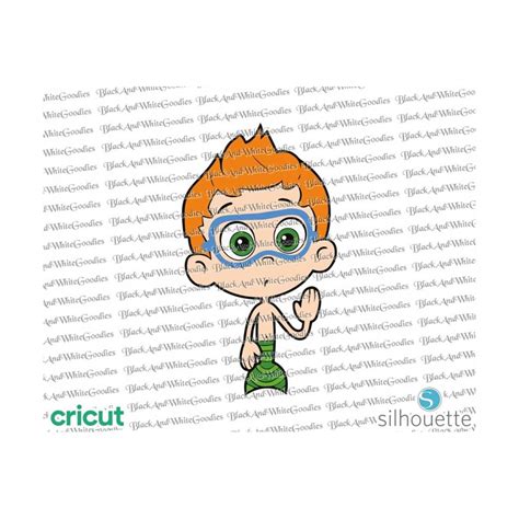 Bubble Guppies Svg Layered Svg Cricut Cut File Cutting F Inspire