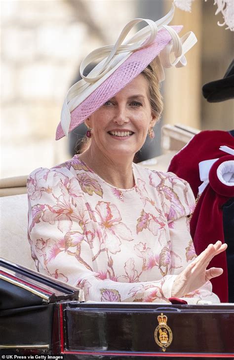 Pretty In Pink Sophie Duchess Of Edinburgh Is Radiant In A Floral