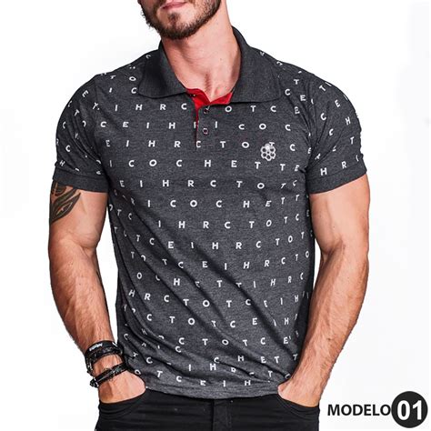 Camisa Gola Polo Masculina Camisas Masculinas Shopee Brasil