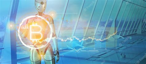 premium photo a poster about digitalization of bitcoin and cryptocurrency d render