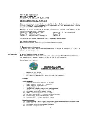 Fillable Online Fillable Online Remplissable MUNICIPALIT DE SAINT
