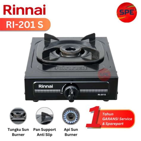 Jual Kompor Gas Rinnai 1 Tungku Ri 201 S Ri201s Garansi Resmi Medan