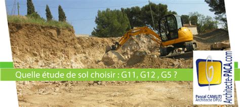 G11 G12 G5 études de sols définition et précisions