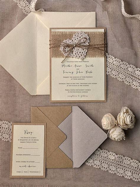Invitaciones De Boda Caseras Dise Os Nicos Y Personales Fotos