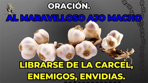 oración al MARAVILLOSO AJO MACHO para evitar la cárcel alejar a