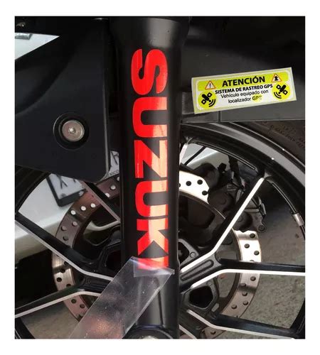 Calcomanias Sticker Para Gixxer Sf O Naked 250cc Barras Rojo Meses
