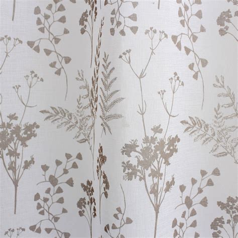 Voilage 140 X 240 Cm Herbier Beige Rideau Voilage Store Eminza