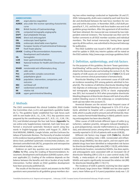 SOLUTION Diagnosis And Management Of Acute Lower Gastrointestinal