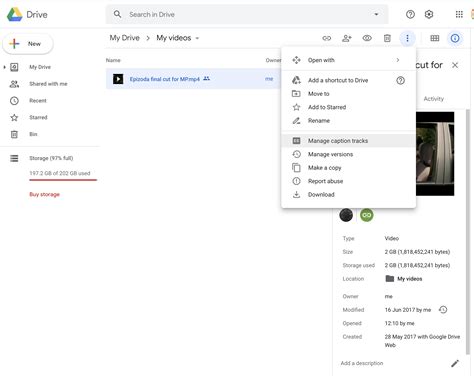 Add Captions Subtitles To Google Drive Videos Rev Blog