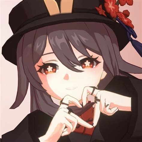 Hu Tao Heart Icon Cones Fofos Personagens De Anime Naruto Mang
