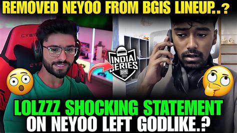 LolzZz NOT Taking Neyoo In BGIS LINEUP If Godl Jonathan Bgmi