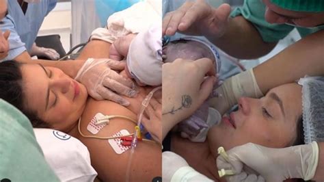 Viih Tube compartilha vídeo do parto da filha Lua Um amor novo o
