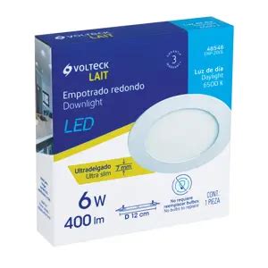 48546 EMP 200L TRUPER Volteck Luminario Ultradelgado Redondo P