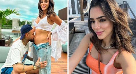 Gr Vida De Neymar Bruna Biancardi Exibe Barriguinha Em Clique De Biqu Ni