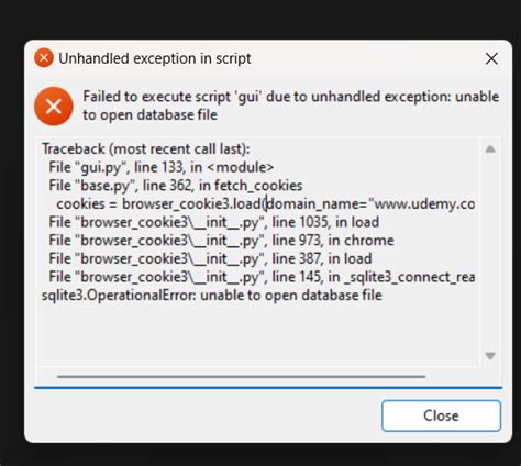 Bug Unhandled Exception In Script Issue 154 Techtanic