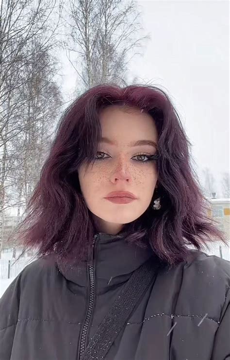 Pin On Hair Inspo Dark Purple Hair Plum Hair Hair Dye Colors