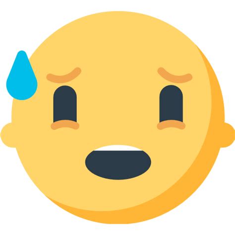 Sweating Emoji Clipart Add Humor To Your Designs