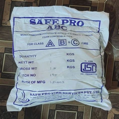 Safe Pro ABC Dry Powder Fire Extinguisher 5 Kg At Best Price In Vasai