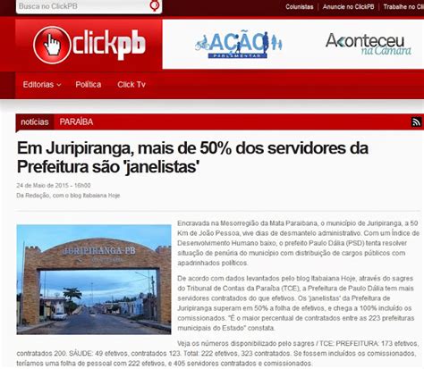 Itabaiana Hoje E Regi O Portal Click Pb Destaca Mat Ria Do Blog