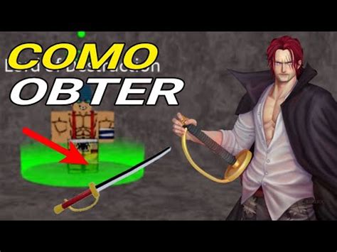 Como pegar a espada do shanks SABRE e o haki da observação YouTube