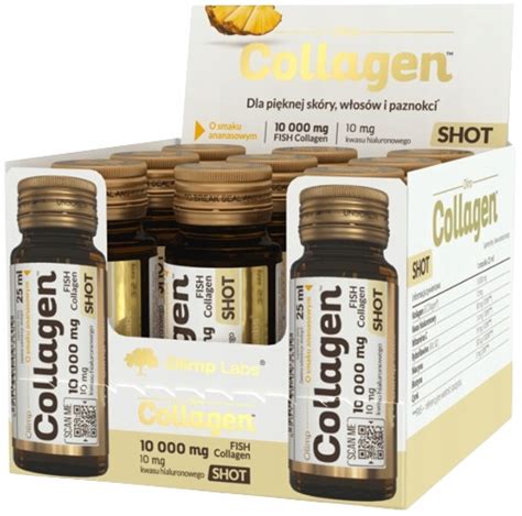 OLIMP Collagen Kolagen Rybi 10000 Mg NA STAWY BIOTYNA Smak Ananasowy