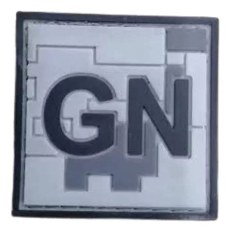 Parche Gn Guardia Nacional Pixelado Gris