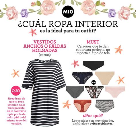 Qué tipo de ropa interior usar con cada prenda Tipos de ropa Tips