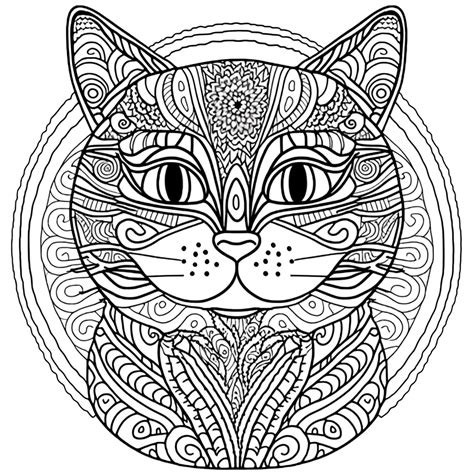 Katzen Ausmalbilder Kostenlos Herunterladen Mal O Mat