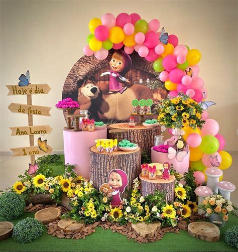 Pin em Inspirações Festa Masha e o Urso